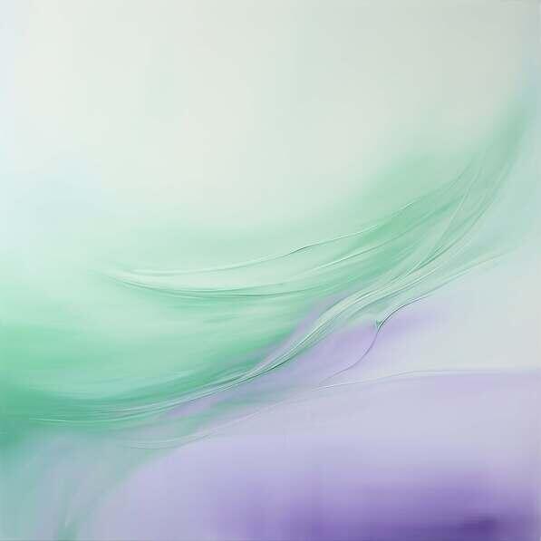 Download Floating Abstract Painting in Green, Purple, and Blue ...