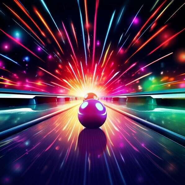 Download Immersive Bowling Experience with Colorful Lights Backgrounds ...