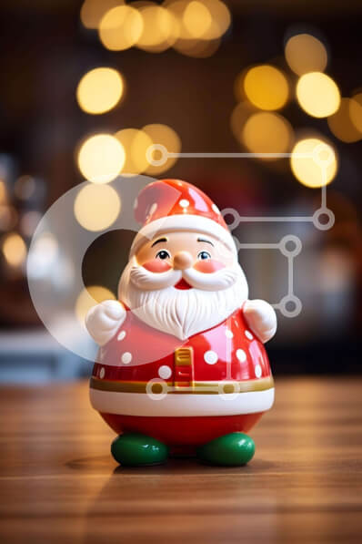 Decorative Santa Claus Figurine stock photo | Creative Fabrica