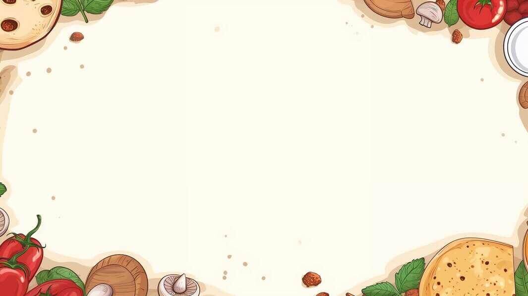 Download Assortment of Food Items on a Border Backgrounds Online ...