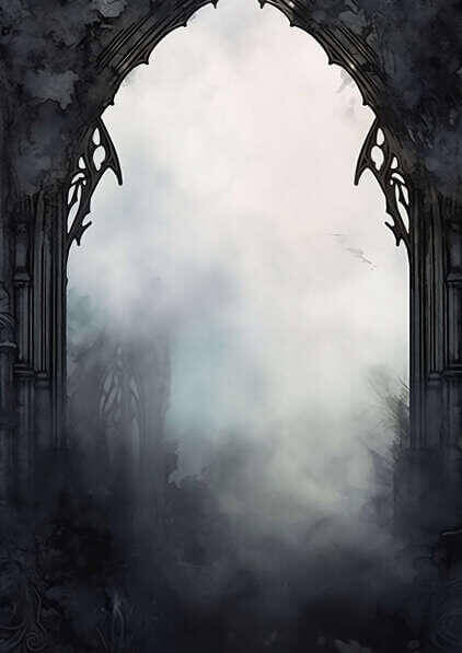Download Gothic Archway with Clouds and Fog Backgrounds Online ...