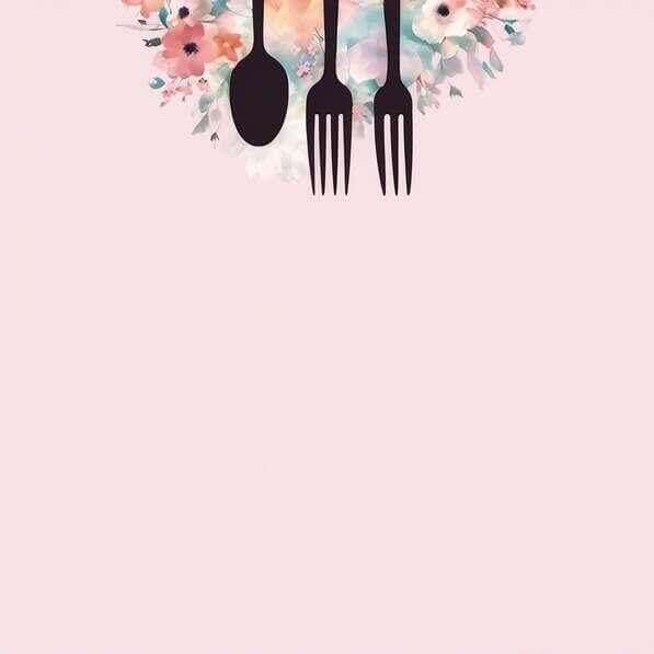 Download Pink Background with Forks, Knives, and Spoons Backgrounds ...