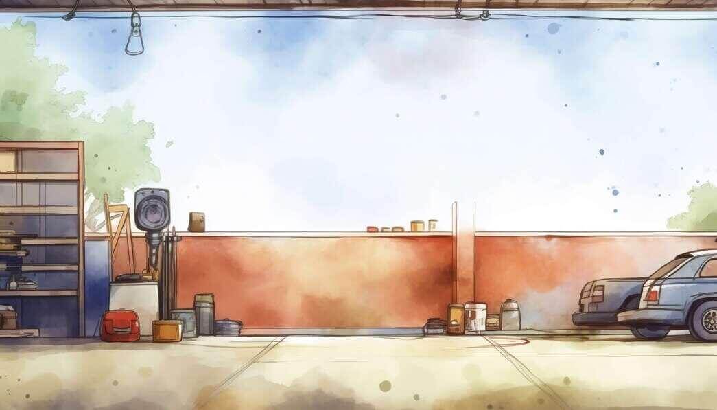 Download Garage with Cars and Tools Backgrounds Online - Creative Fabrica