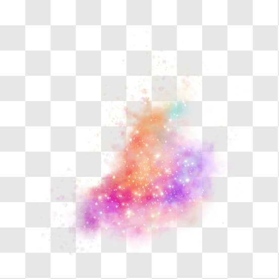 Download Colorful Watercolor Splash with Stars Background PNGs Online ...