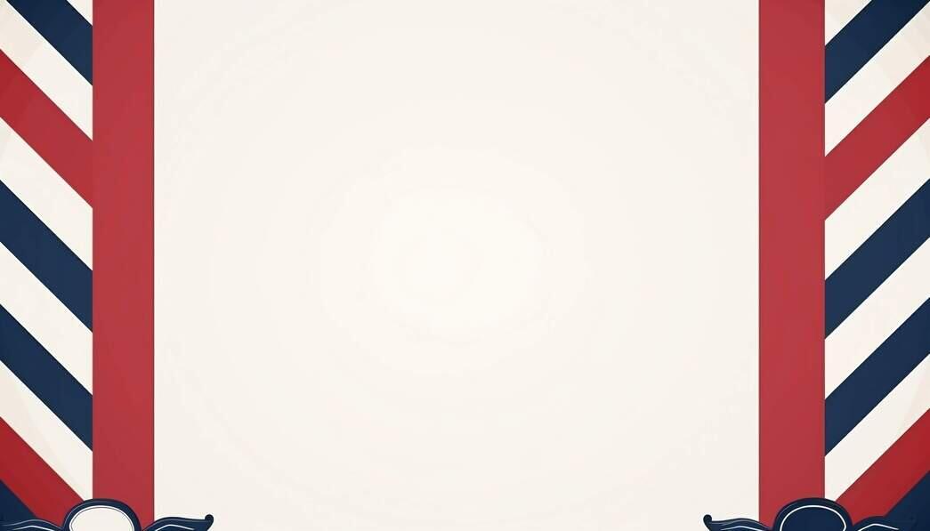 Download Red, White, and Blue Background with Barber Poles and Scissors ...