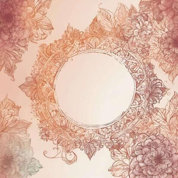 Download Ornate Floral Frame Background for Design Projects Backgrounds ...