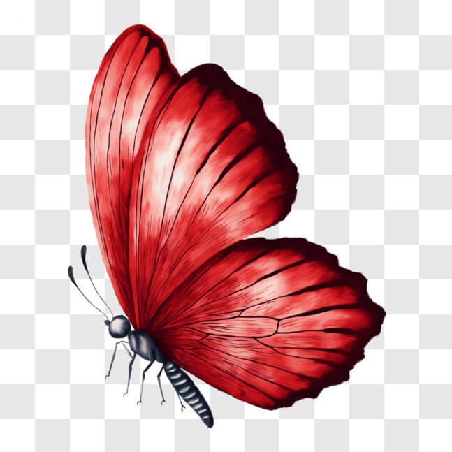 Hermosas Imágenes De Mariposas Rojas