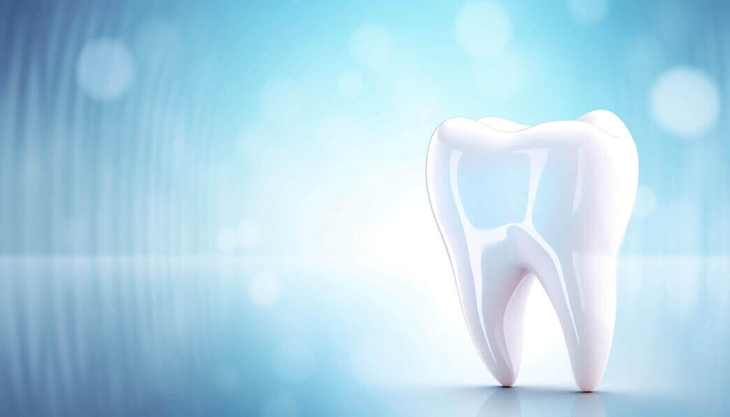 Download White Tooth on Abstract Blue Background Backgrounds Online ...
