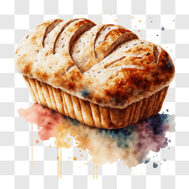 Download Colorful Paint Splatter Bread PNGs Online - Creative Fabrica