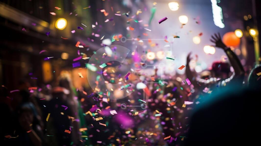 Colorful Confetti Celebration stock photo | Creative Fabrica