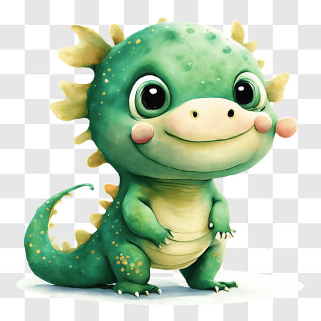 Download Small Green Dragon Educational Image PNGs Online - Creative ...