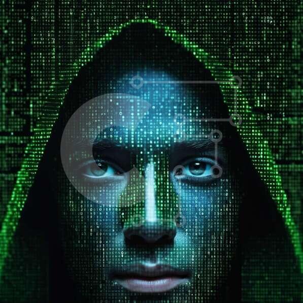 Artificial Intelligence (AI) or Technology Advertisement Image stock photo | Creative Fabrica