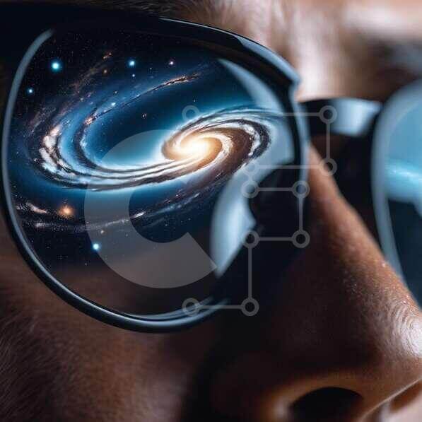 Milky Way Galaxy Sunglasses stock photo | Creative Fabrica