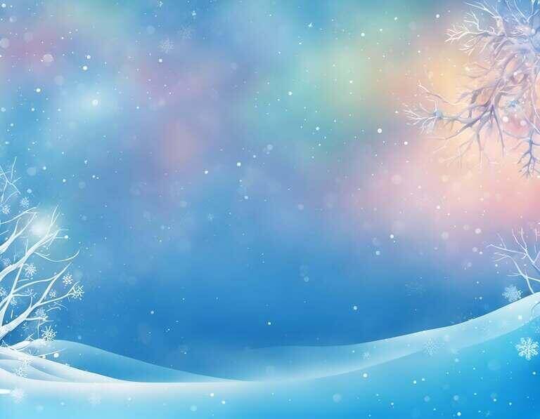 Download Winter Landscape with Falling Snowflakes Backgrounds Online ...