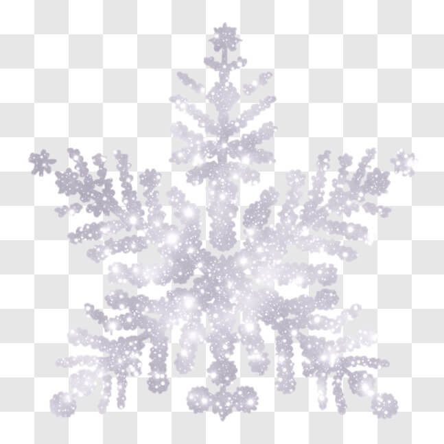 Download White Glitter Snowflake for Decor and Commercial Use PNGs ...