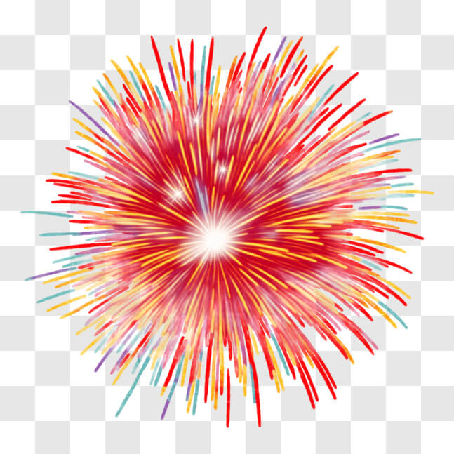 Download Colorful Firework Floating in the Air PNGs Online - Creative ...