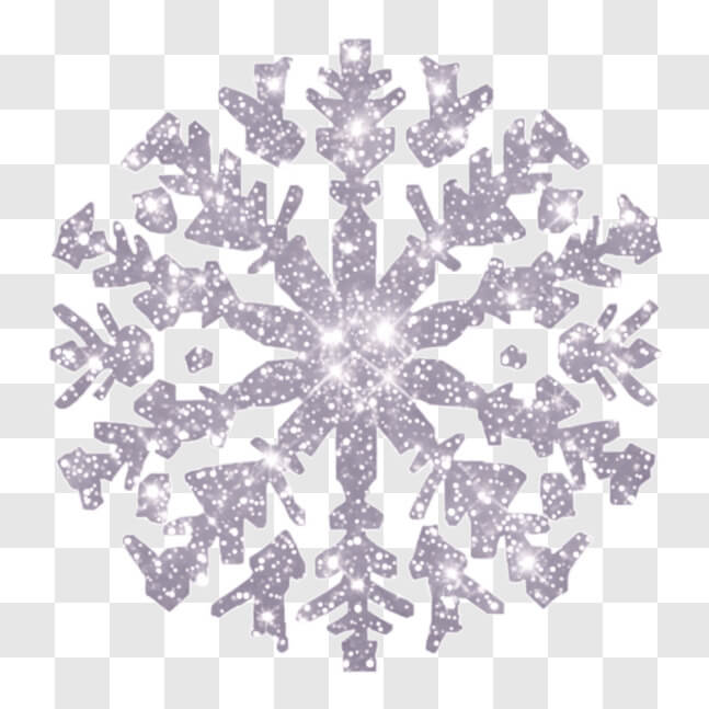 Download Snowflake Glitter Decoration for Winter Season PNGs Online ...