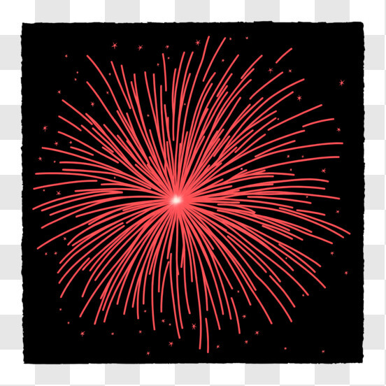 Download Vibrant Fireworks Display PNG Online - Creative Fabrica