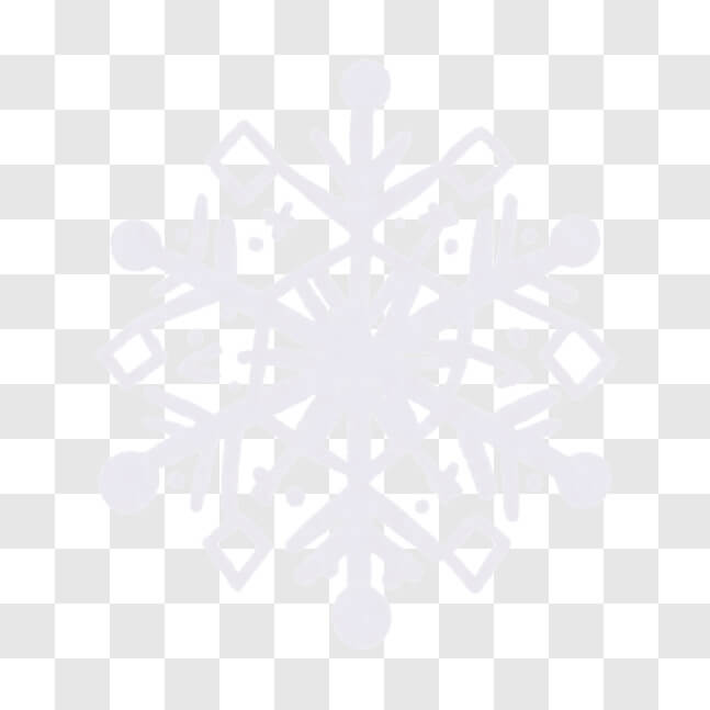 Download Snowflake Cut Out Decoration on Black Background PNGs Online ...