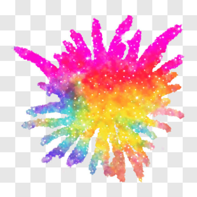 Descarga Explosión Colorida con Estrellas y Chispas de Fuego de Fondo ...