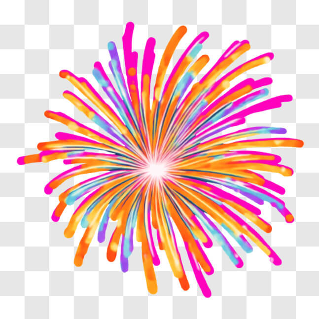 Download Colorful Floating Firework in the Air PNGs Online - Creative ...