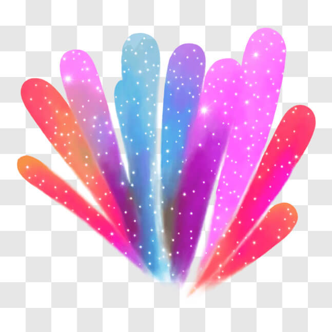 Download Colorful Glittery Sparkles Floating in the Air PNGs Online ...