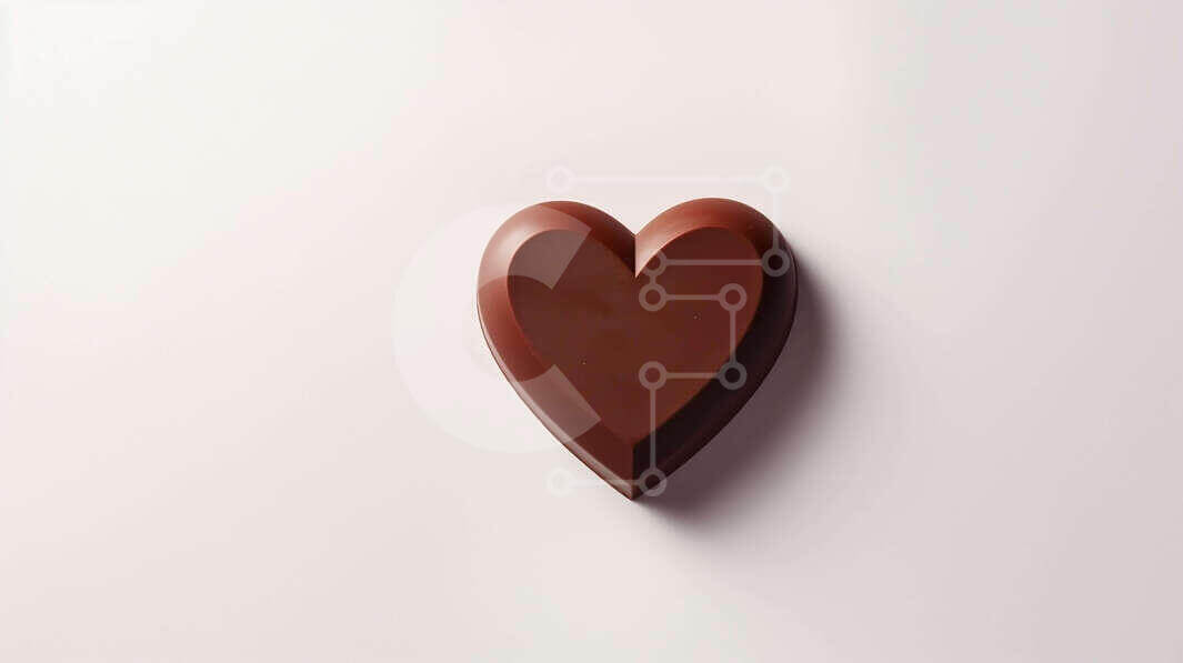 Heart-shaped Chocolate Bar - Symbol of Love and Romance stock photo ...