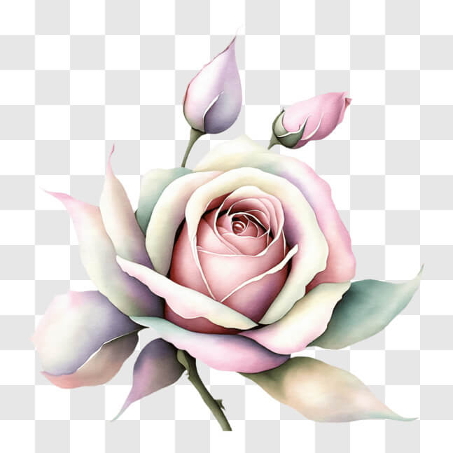 Download Artistic Pink Rose PNGs Online - Creative Fabrica