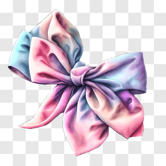 Download Upside-down Triangle Hair Bow in Pink, Blue, and Purple PNGs ...