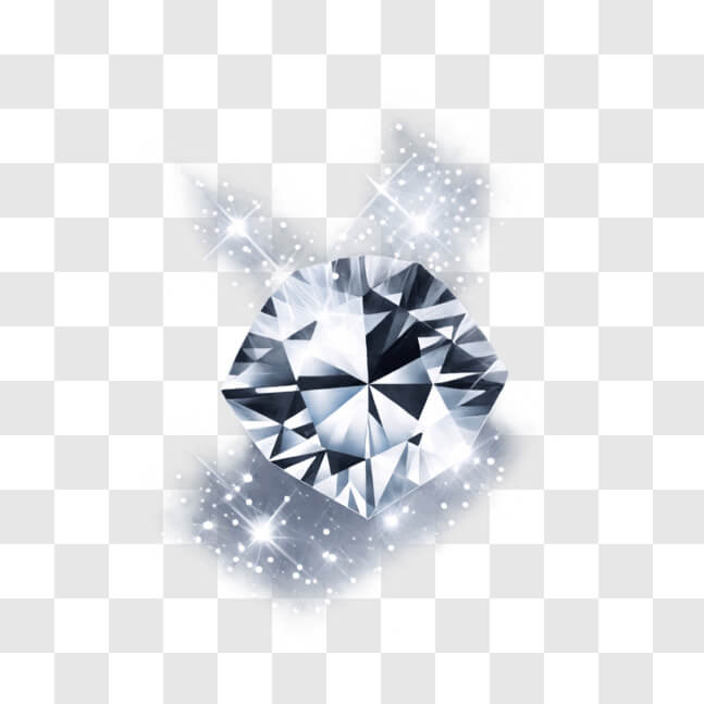 Download Glittery Diamond Bunny Engagement Ring PNGs Online - Creative ...
