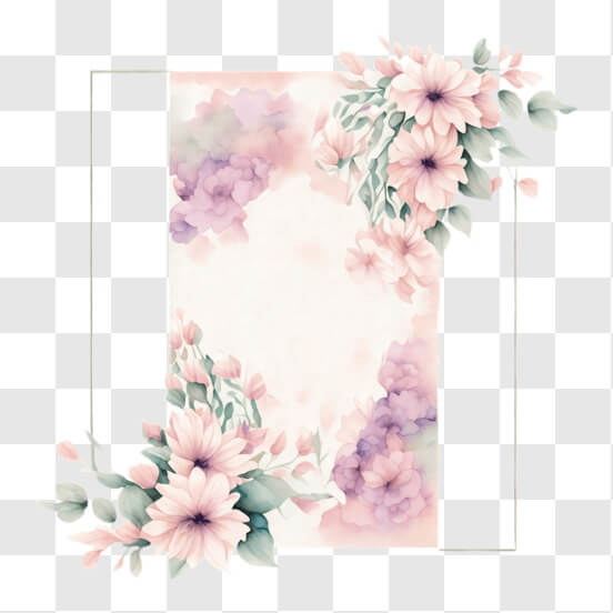 Download Floral Crescent Wreath PNG Online - Creative Fabrica