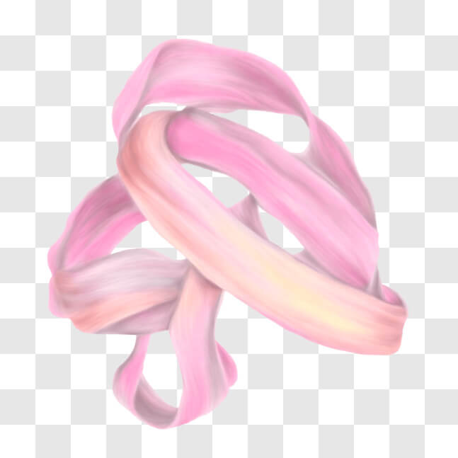 Download Pair of Pink Ribbons Wrapped Around Each Other - Abstract ...