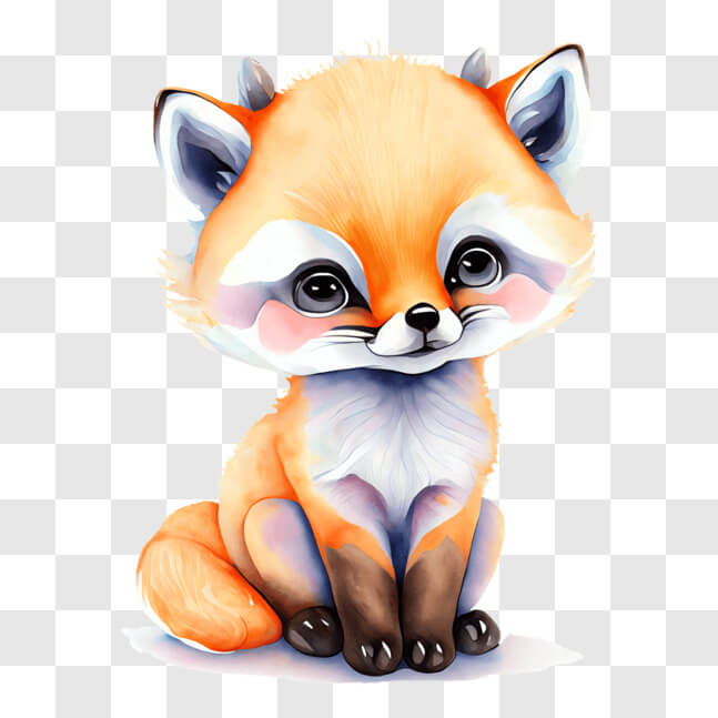 Download Artistic Orange Fox PNGs Online - Creative Fabrica