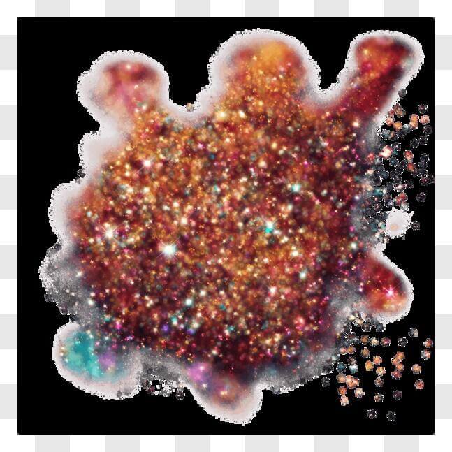 Download Illustration of Colorful Glitter Splash PNG Online - Creative ...