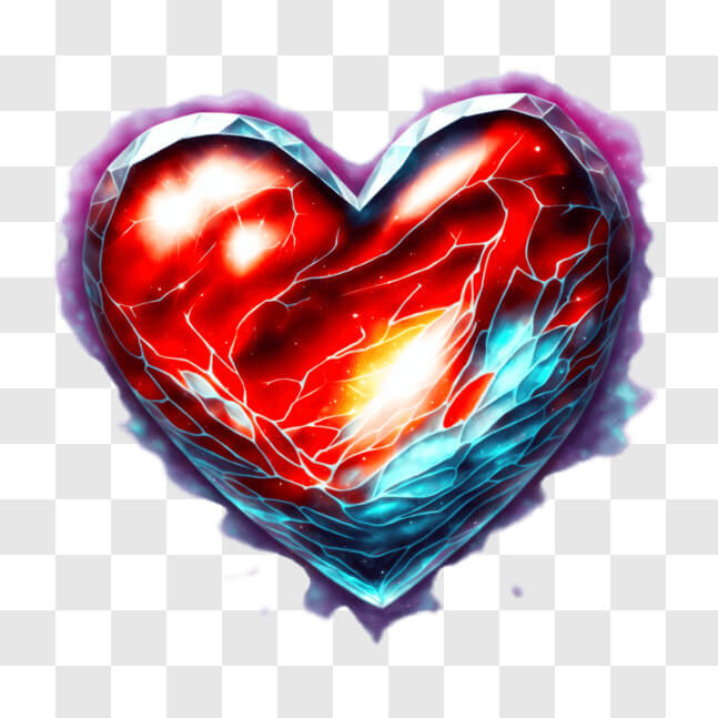 Download Broken Heart on Ice Background PNGs Online - Creative Fabrica