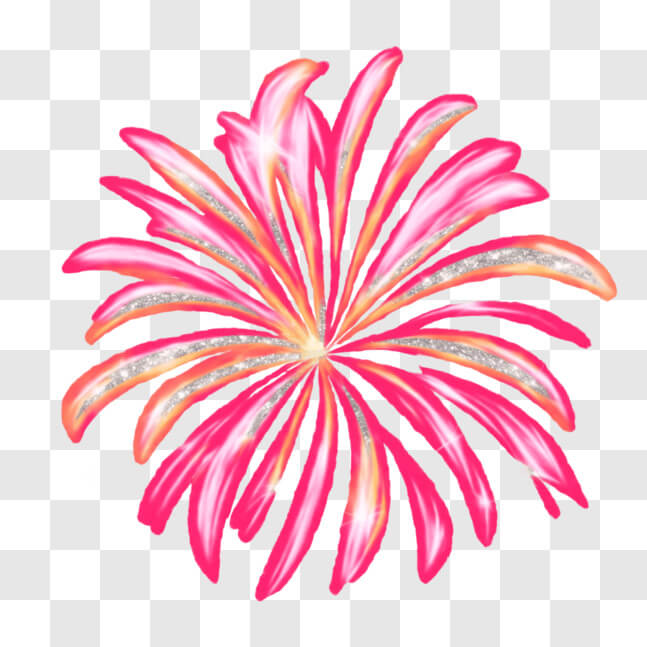 Download Pink Glittery Firework Clipart for Celebrations PNGs Online ...