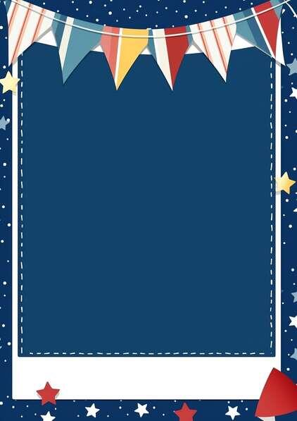 Download Independence Day Celebration Frame with Flags and Stars ...