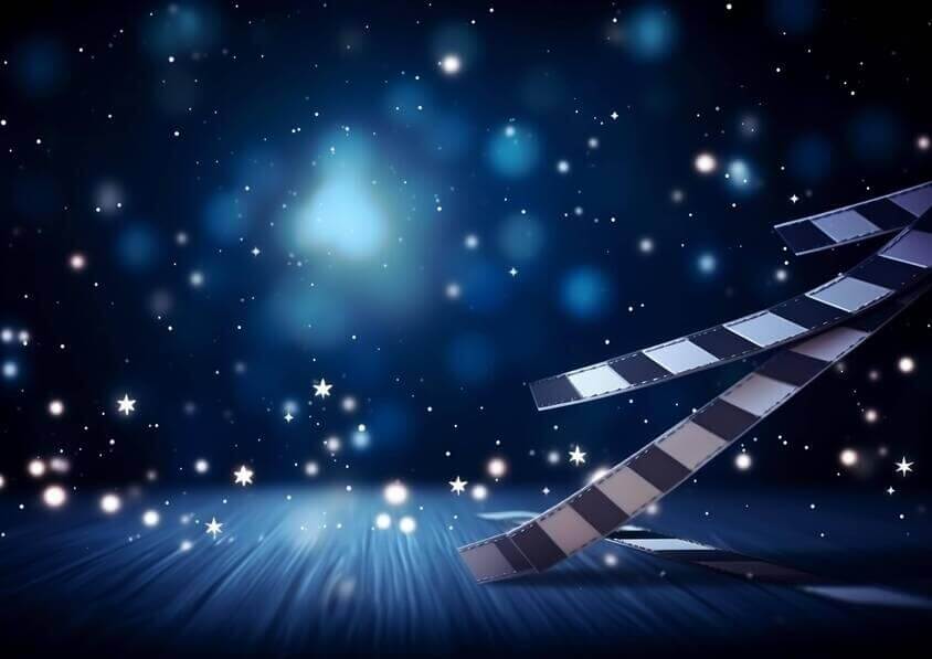 Download Movie Clapboard with Stars in the Background Backgrounds ...