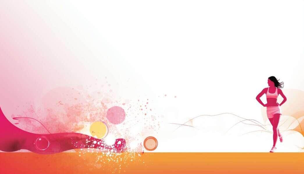 Download Colorful Woman Running in Vibrant Background Backgrounds ...