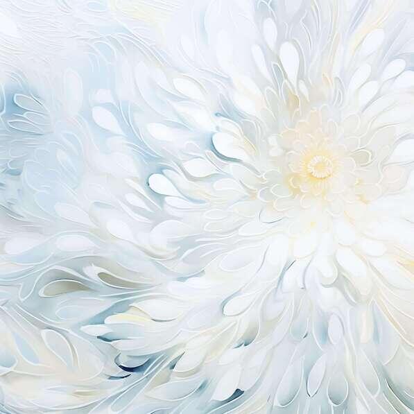 Download Abstract Painting of a Floating White Flower Backgrounds ...