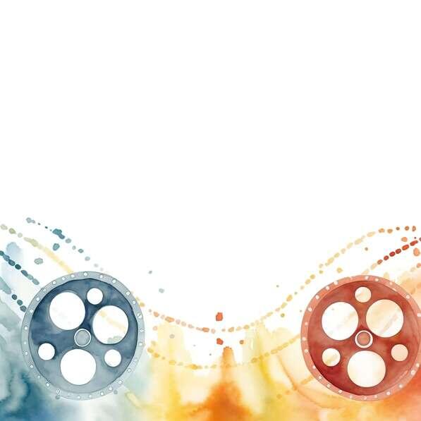 Download Colorful Film Reels on Abstract Background Backgrounds Online ...
