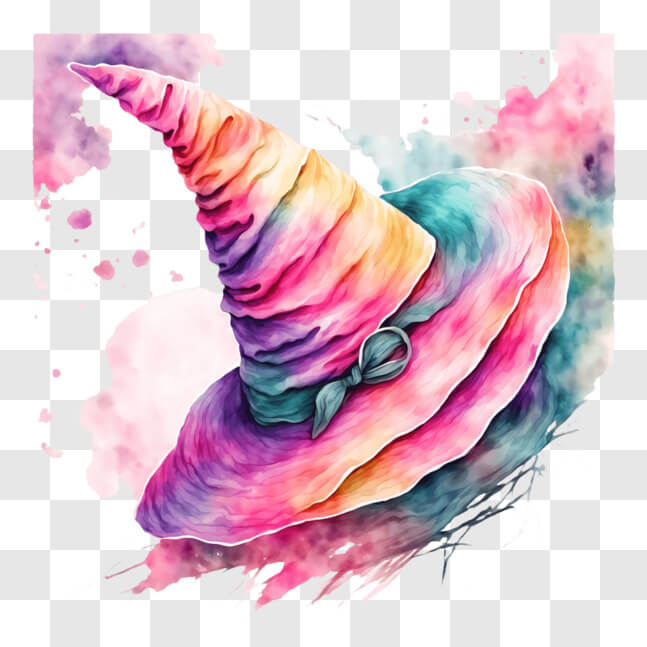 Download Colorful Witch's Hat - Representation of Magic and Spells PNGs ...