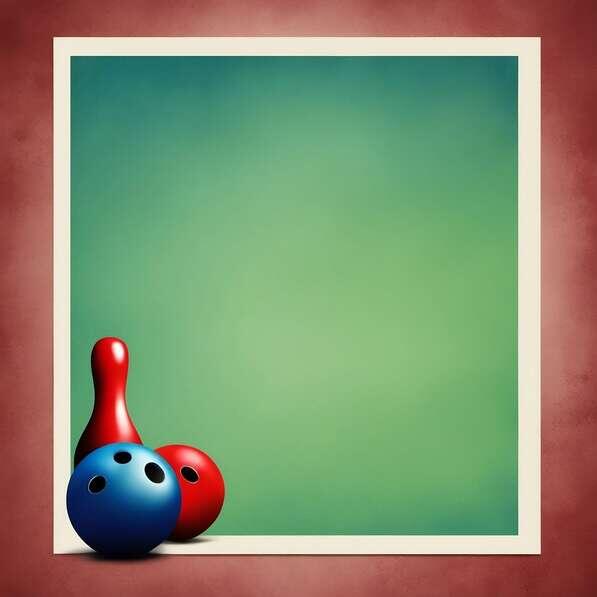 Download Bowling Pins and Frame with Red and Blue Balls Backgrounds ...