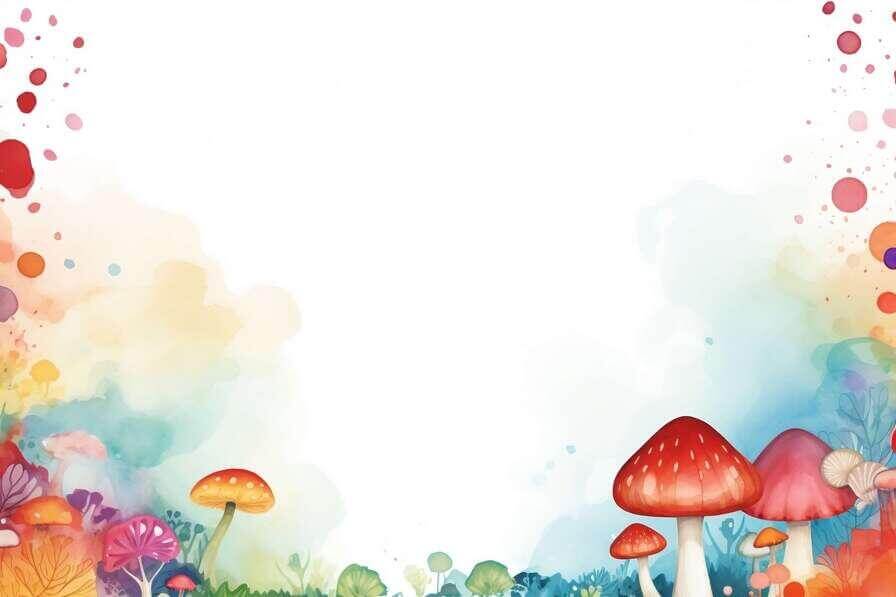 Descarga Fondo De Hongos Y Flores Coloridos Fondos En Línea Creative