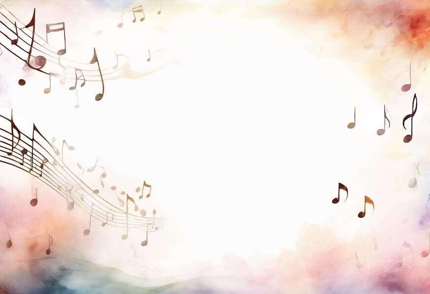 Download Colorful Music Notes Background Backgrounds Online - Creative ...