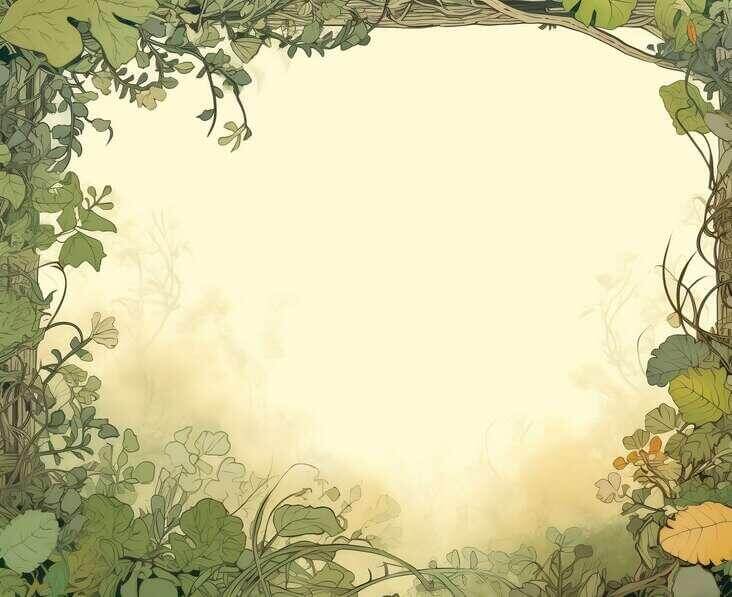 Download Green Plant Frame Background Backgrounds Online - Creative Fabrica