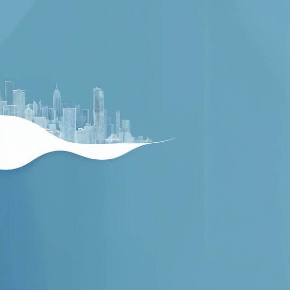 Download Abstract Cityscape with Floating Paper Airplane Backgrounds ...