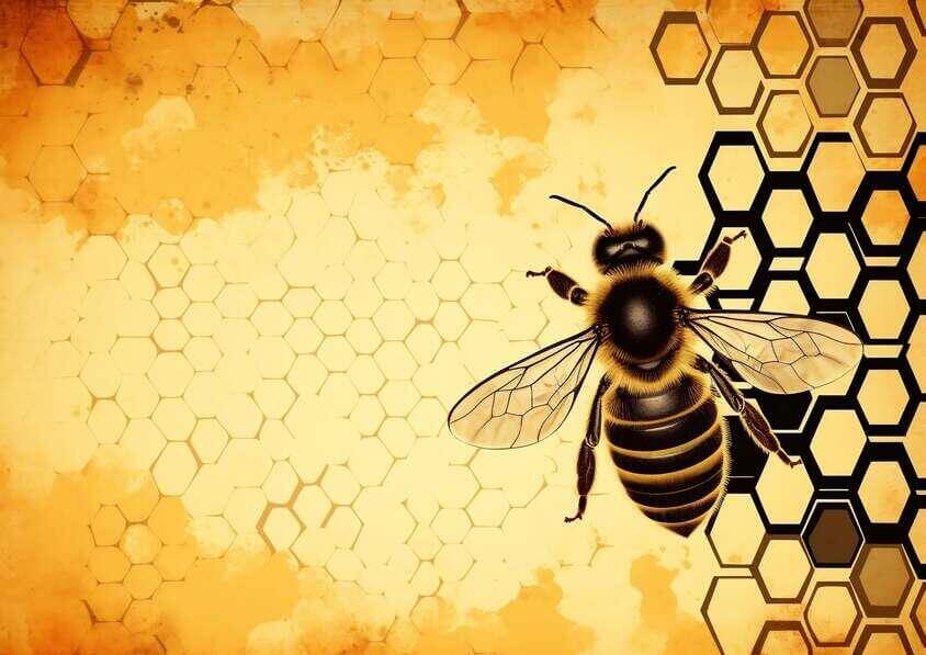Download Bee on Honeycomb - Importance of Bees in Agriculture ...