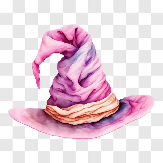 Download Pink and Purple Wizard's Hat PNGs Online - Creative Fabrica