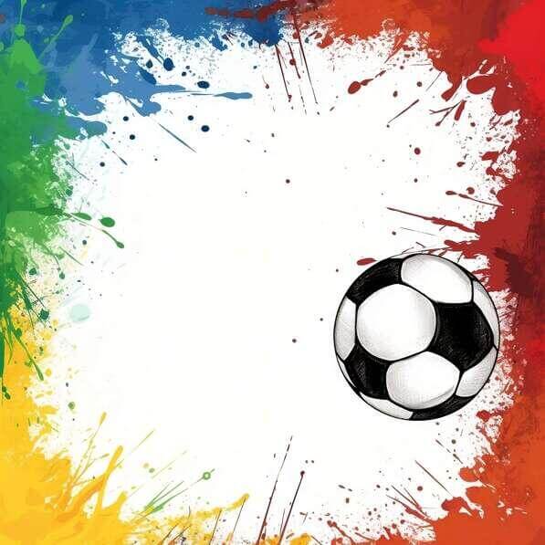 Download Colorful Abstract Background with Soccer Ball Backgrounds ...